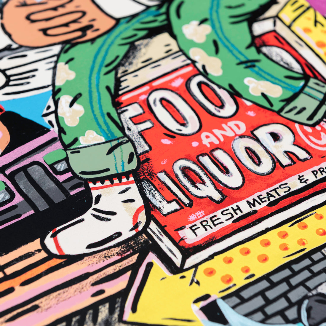 Sentrock - "A WESTSIDE BIRD'S EYE VIEW" - Limited Edition Print